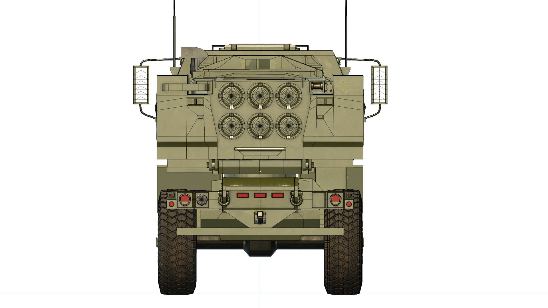 M142 Himars MLRS - 3D Model by Yaroslav Lytvyn