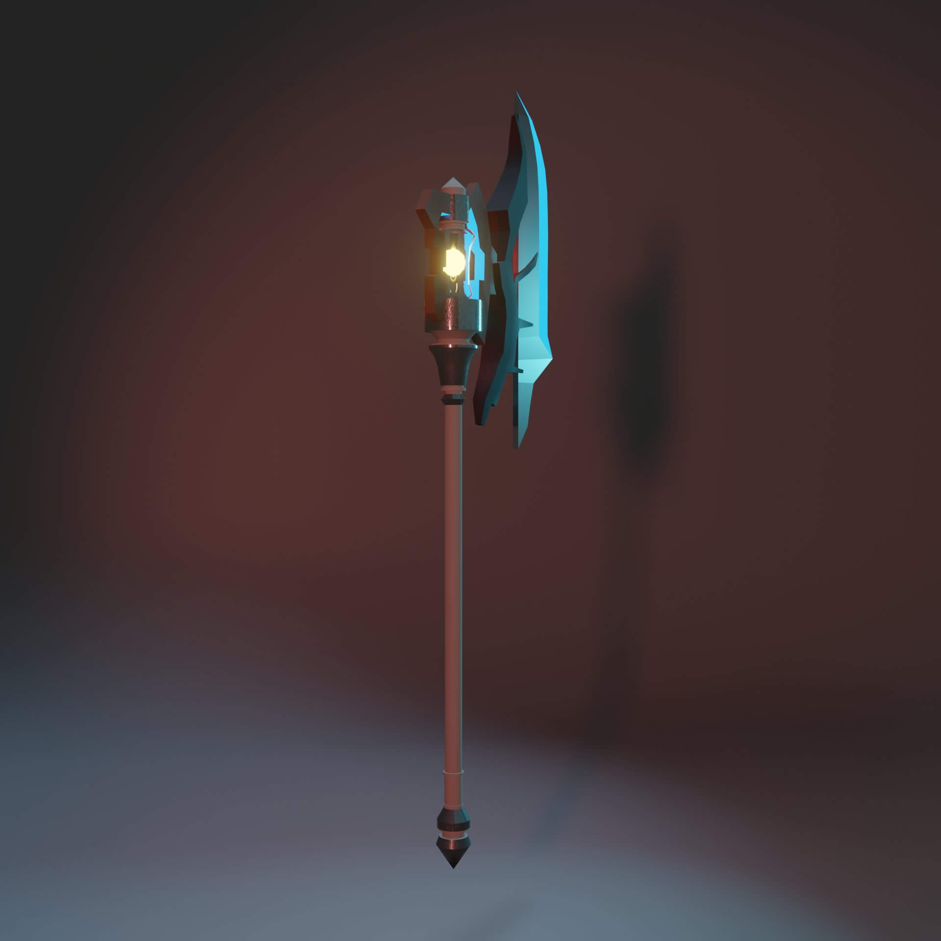 Sci-Fi Axe 3D Model by Yaroslav