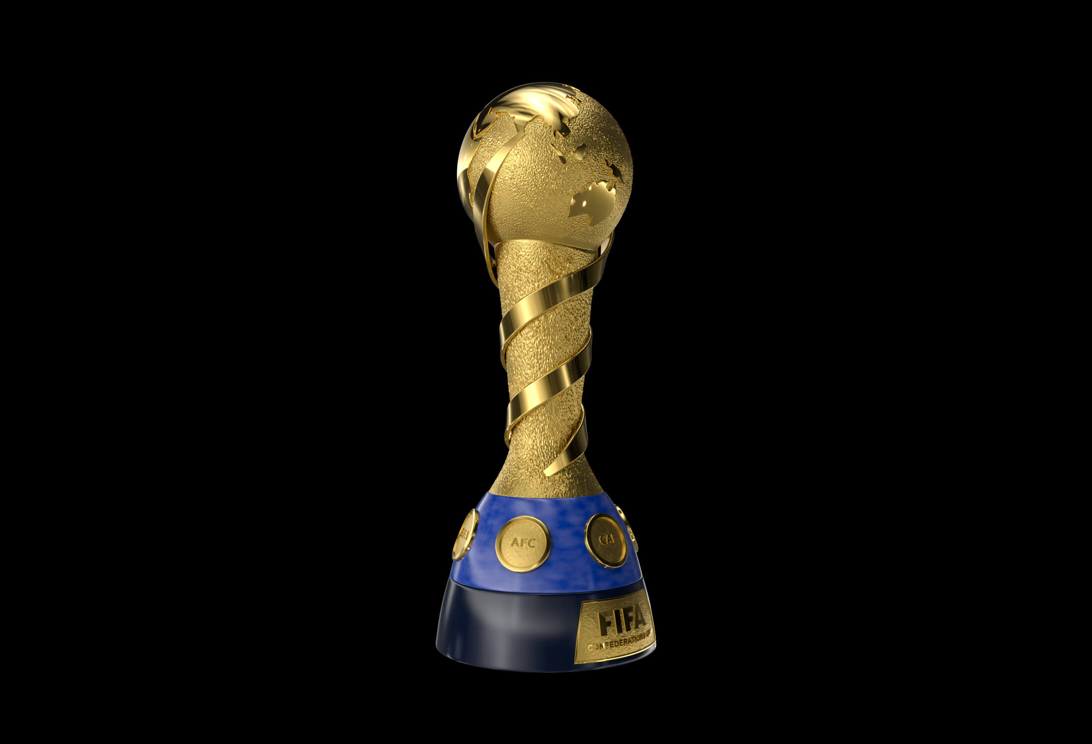 Confederations Cup Trophy - 3D Model by yassine helal