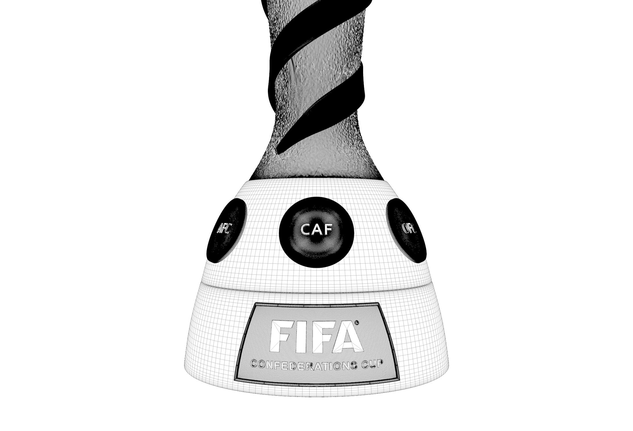 Confederations Cup Trophy - 3D Model by yassine helal
