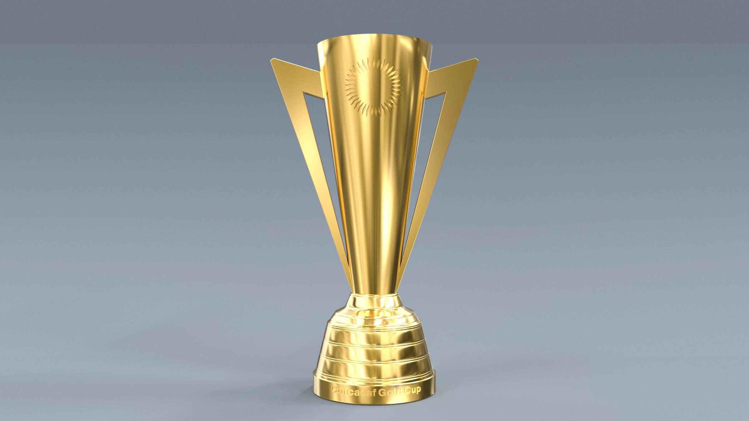 Gold Cup Concacaf Trophy - 3D Model by yassine helal