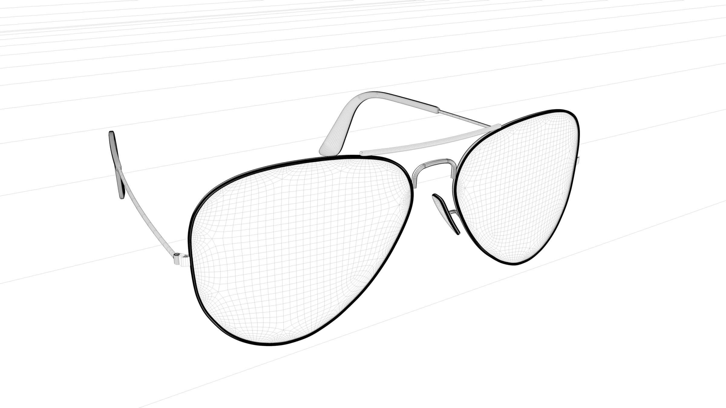 Ray Ban Sunglasses Drawing