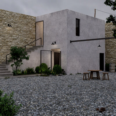 Village House - 3D Model by Yazanalali