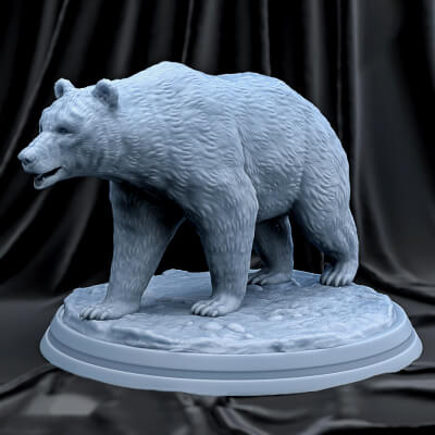 Bear 3D Print Model by ydstudio96
