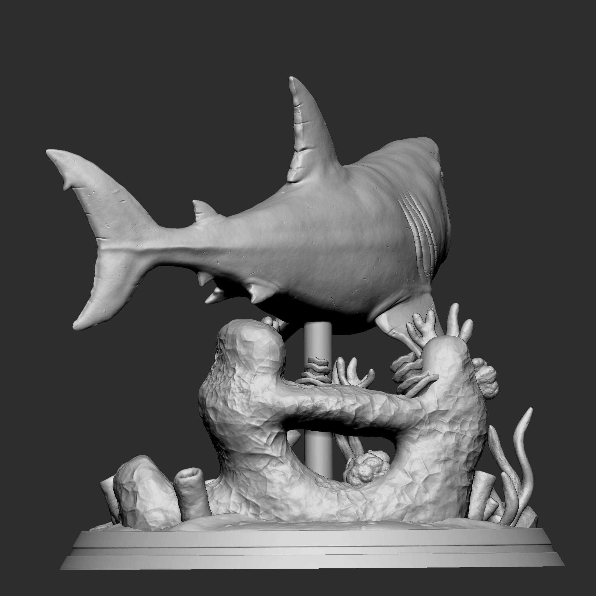 Great White Shark 3D Print Model by ydstudio96