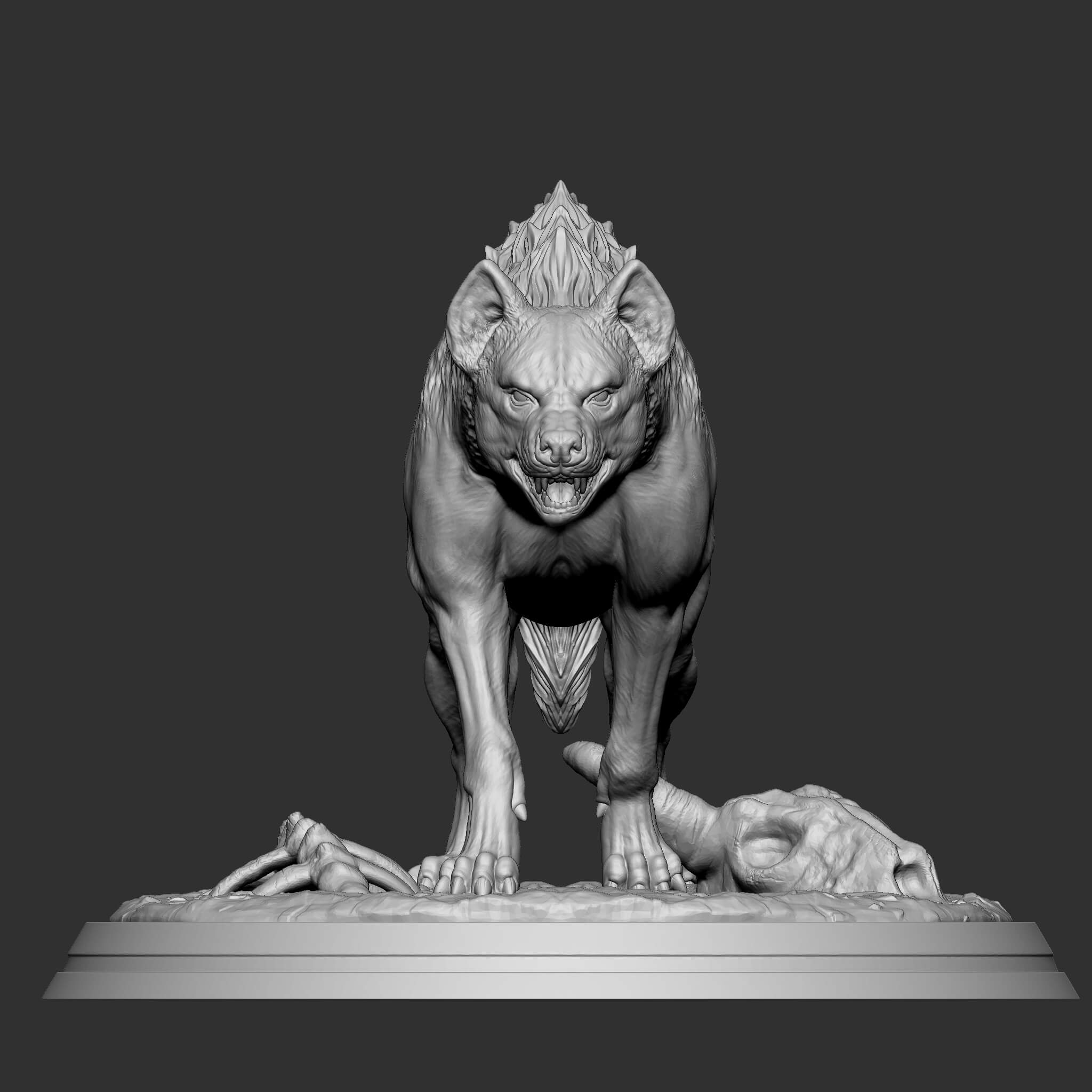 Hyena 3D Print Model by ydstudio96