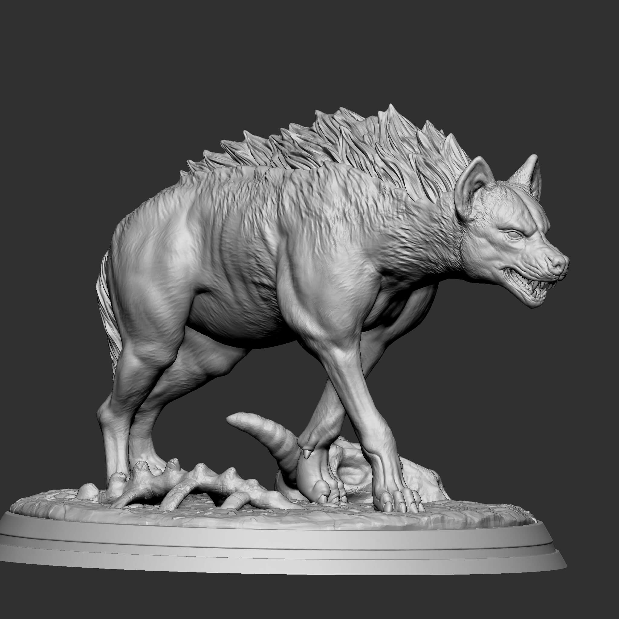 Hyena 3D Print Model by ydstudio96