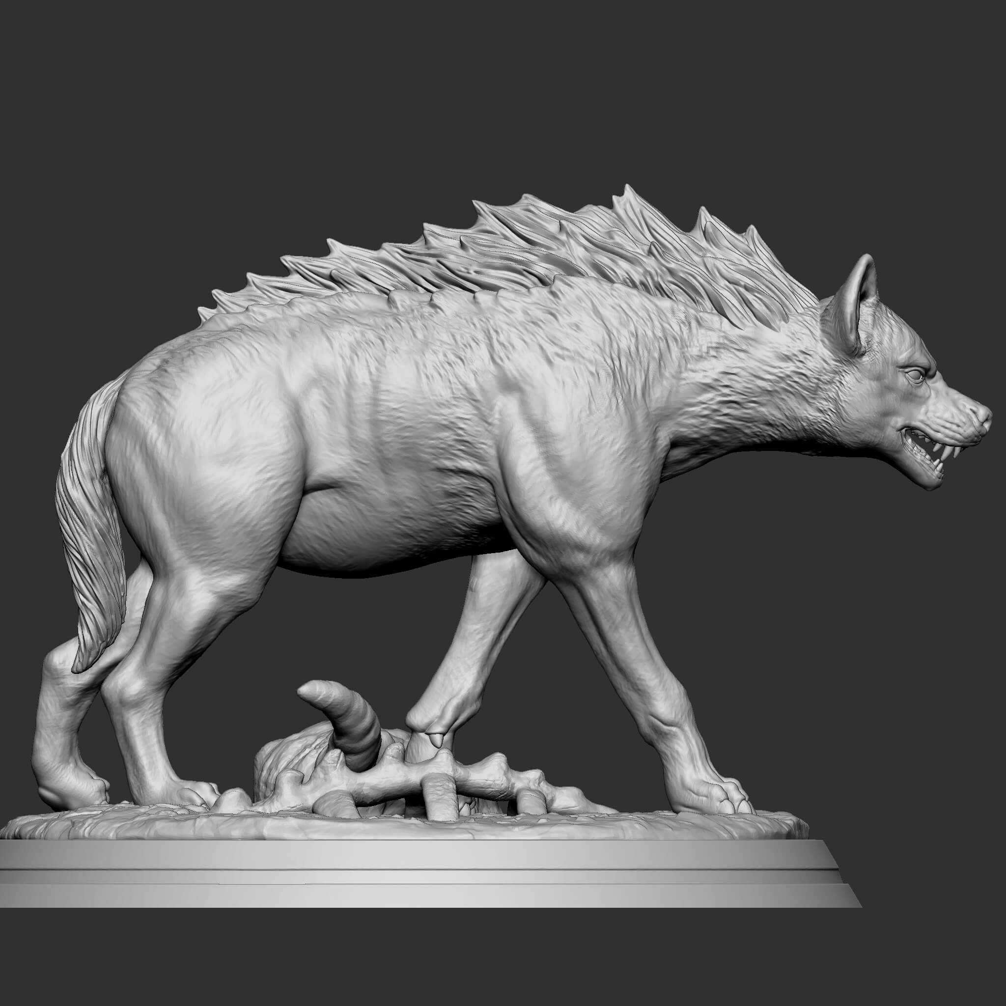 Hyena 3D Print Model by ydstudio96