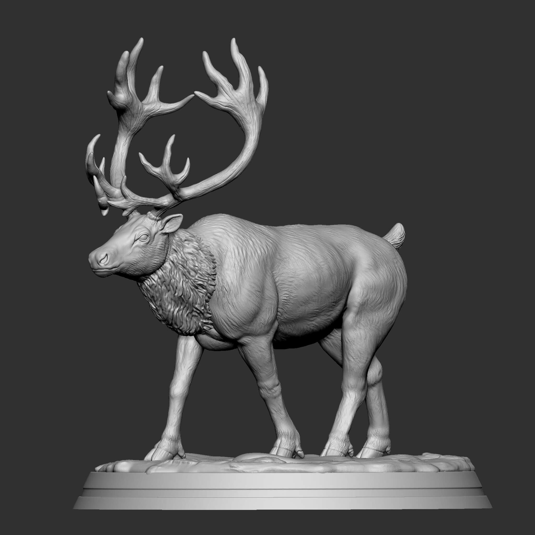 Reindeer 3D Print Model by ydstudio96
