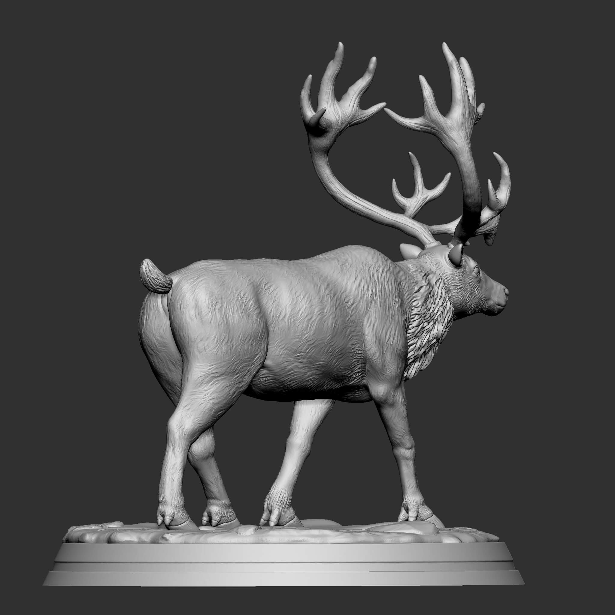 Reindeer 3D Print Model by ydstudio96
