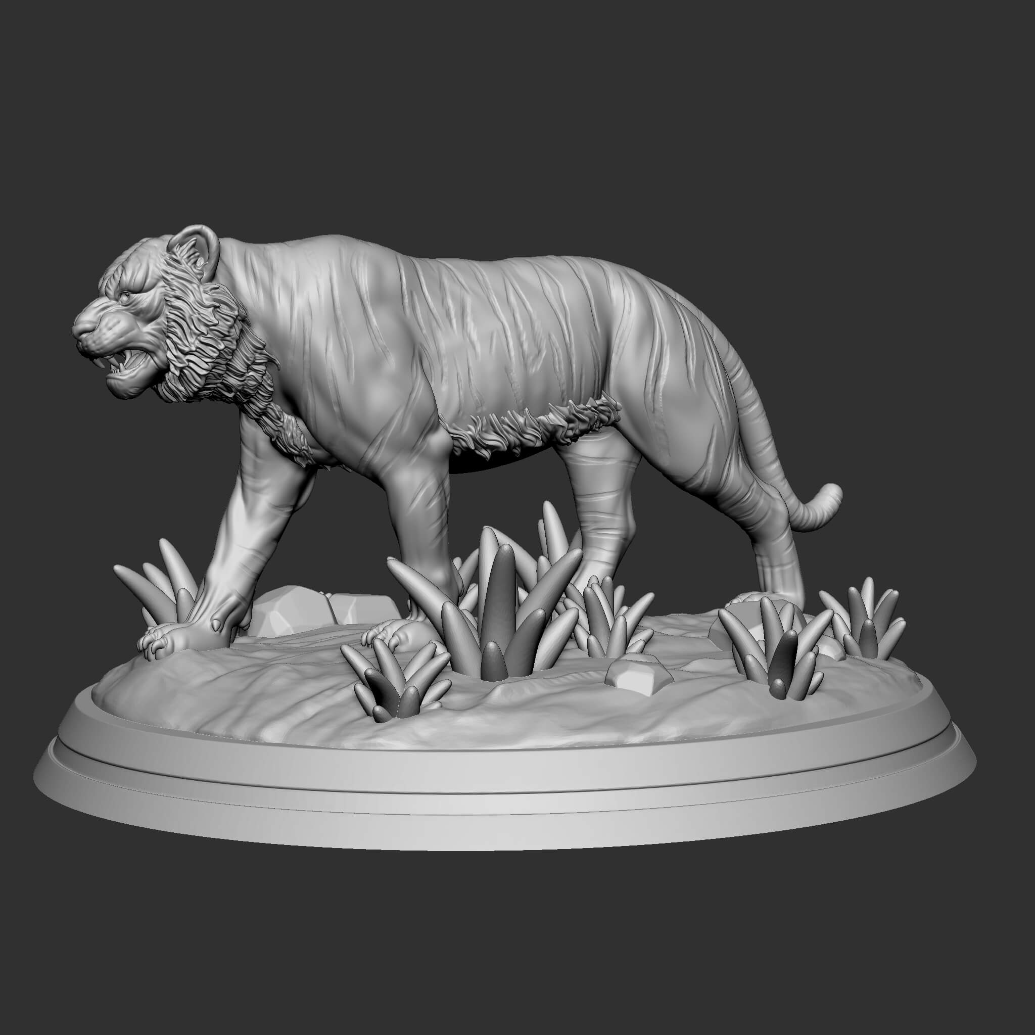 Tiger 3D Print Model by ydstudio96