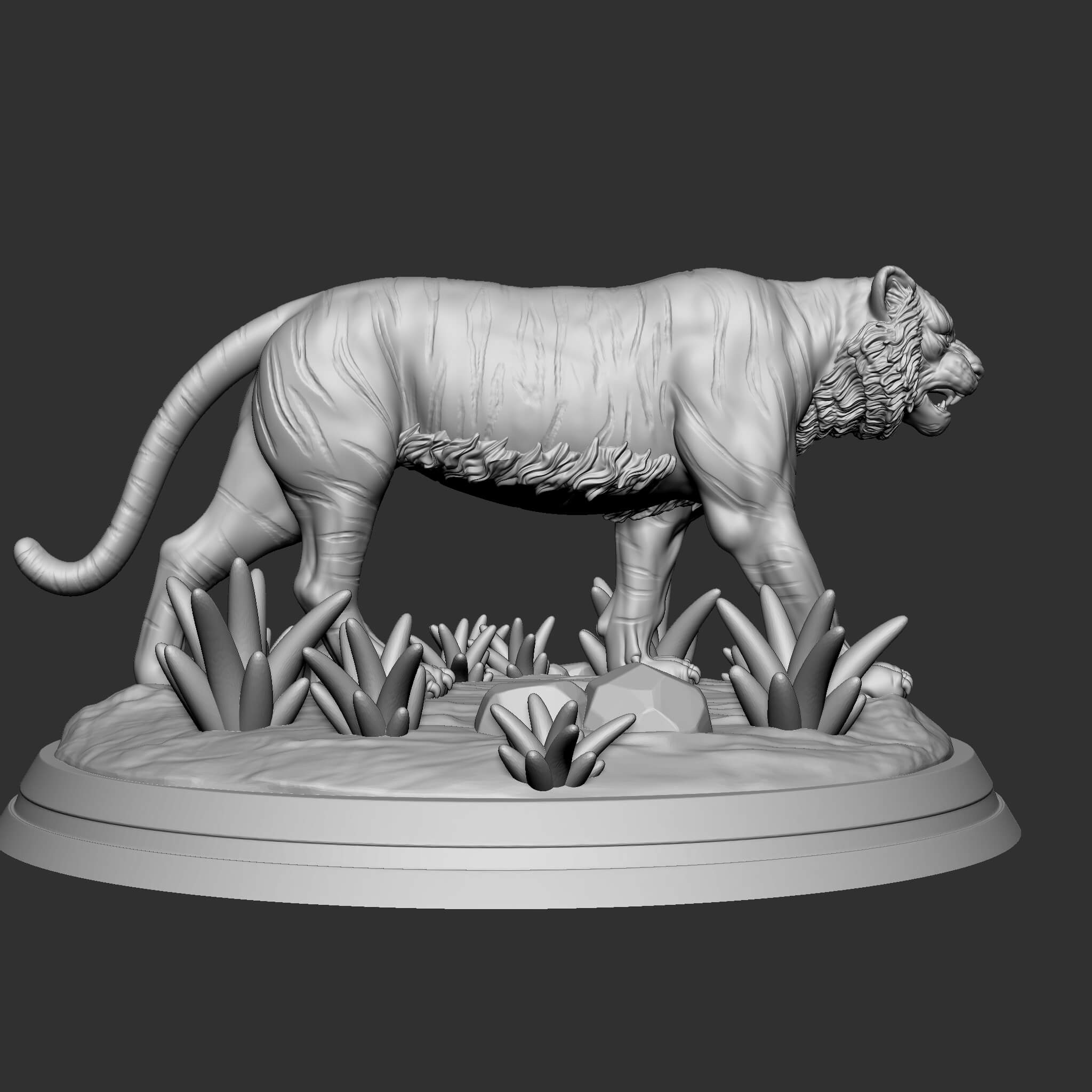 Tiger 3D Print Model by ydstudio96