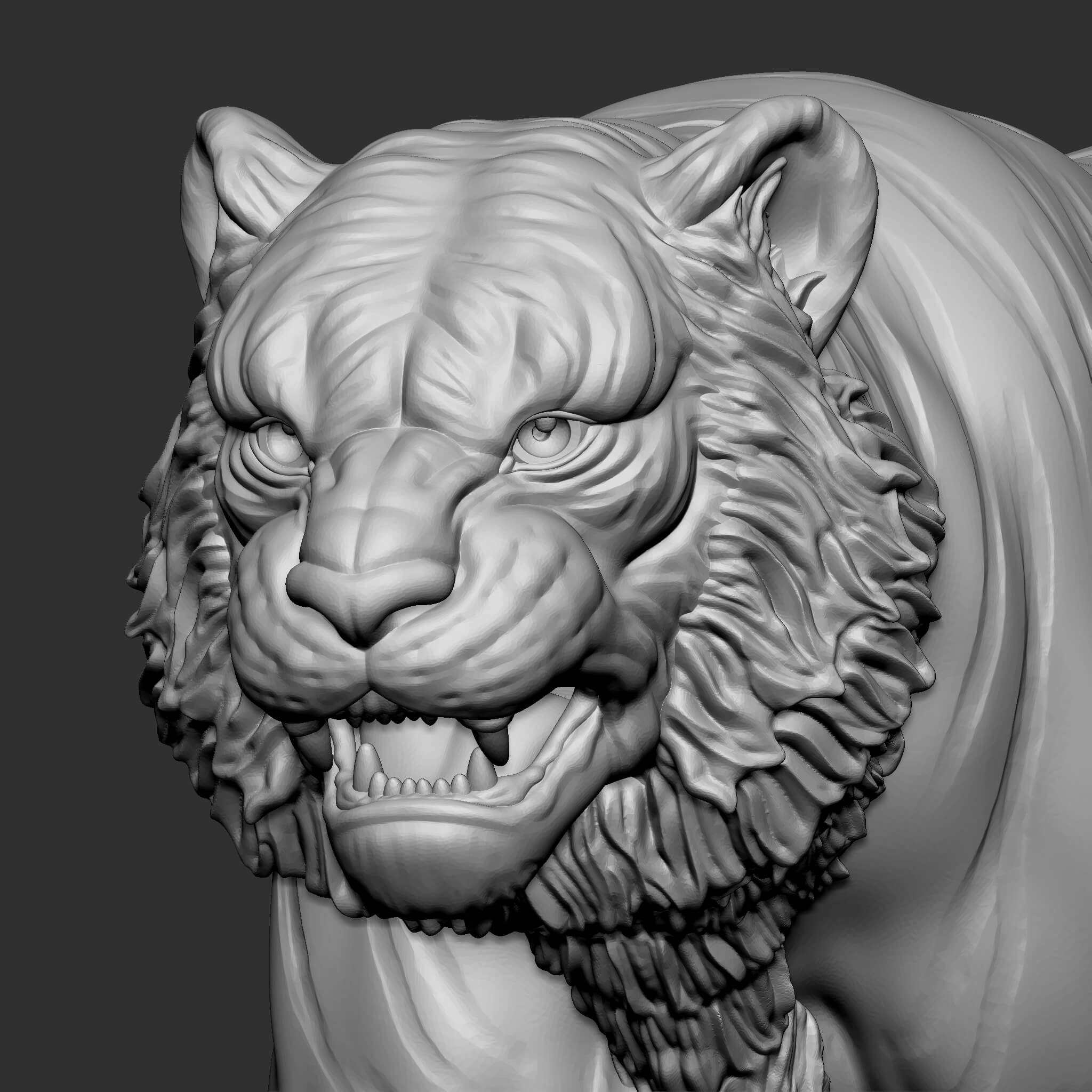 Tiger 3D Print Model by ydstudio96