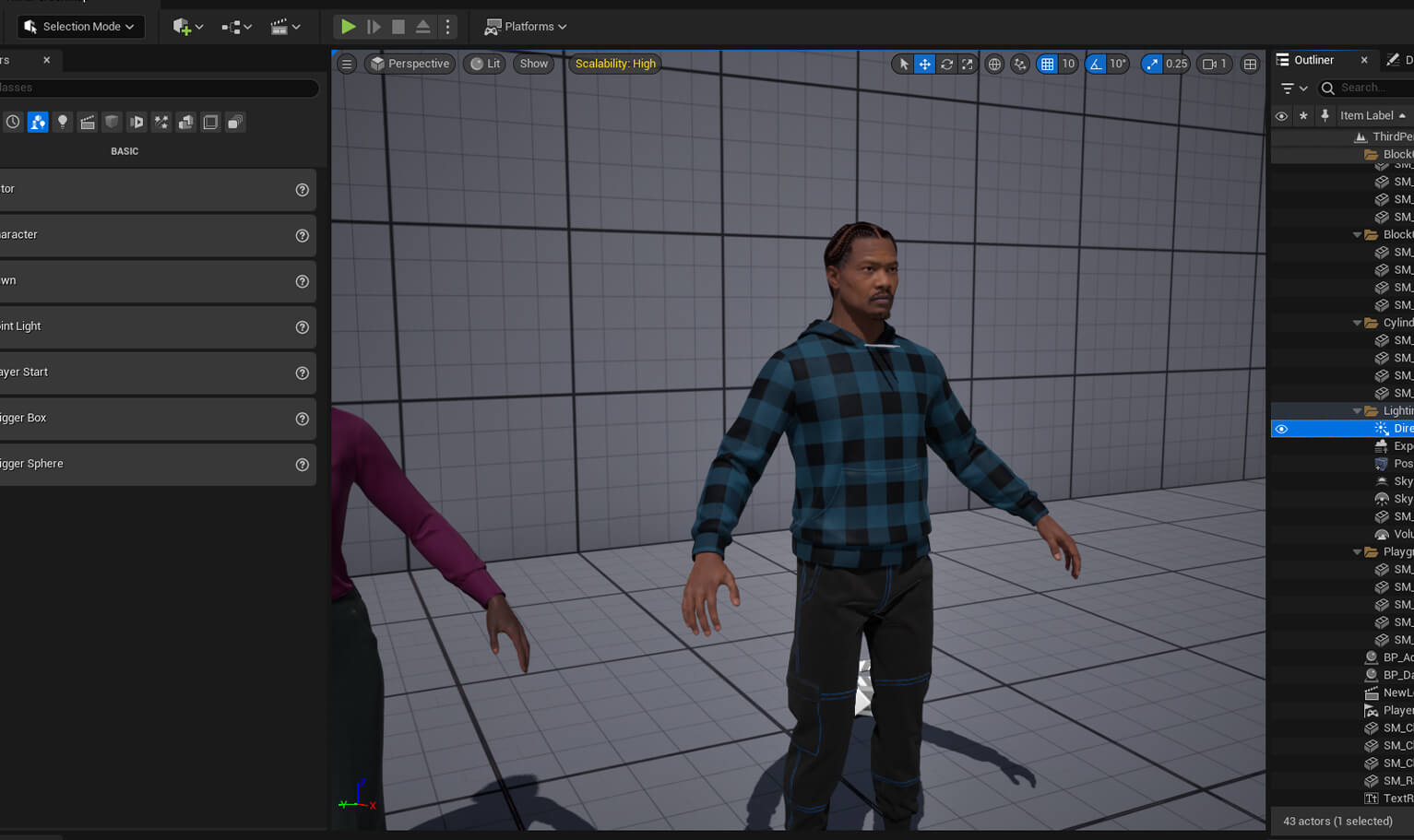 Pixelhair Blender and Unreal Hairstyle - Braids 012 3D Model by Yelzkizi