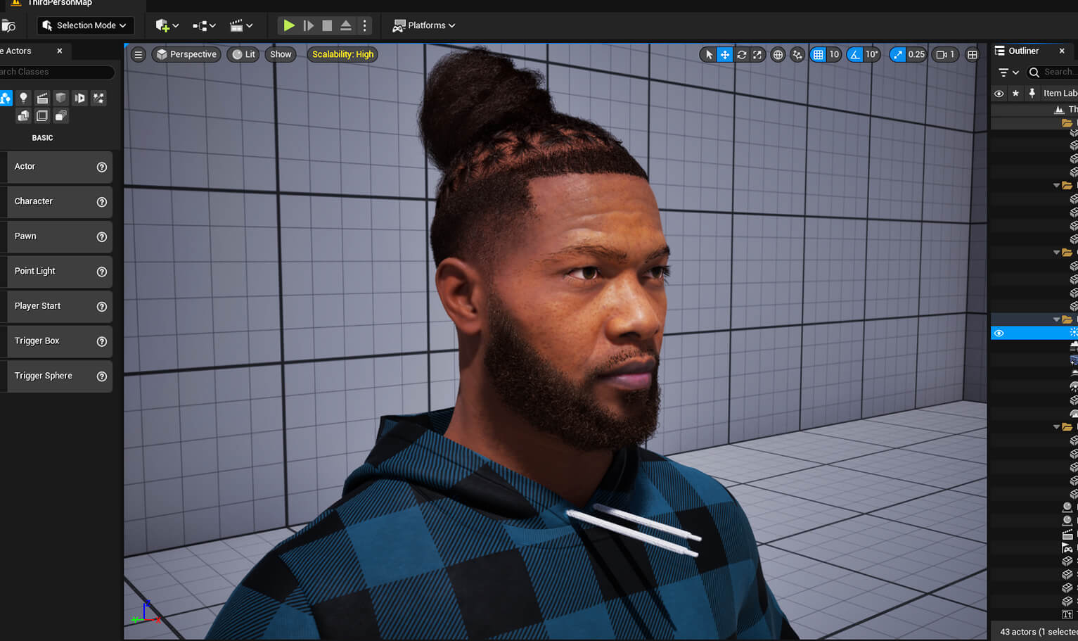 Pixelhair Blender Hairstyle - Burnaboy Dreads 017 3D Model by Yelzkizi