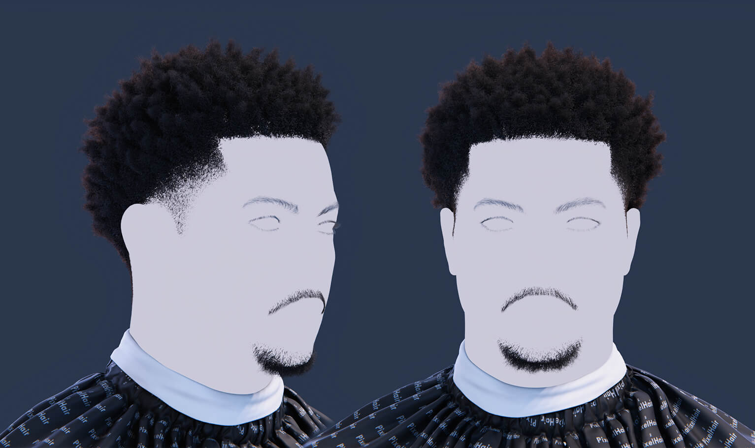 Pixelhair Blender Hairstyle - Nardo Wick Afro 013 3D Model by Yelzkizi