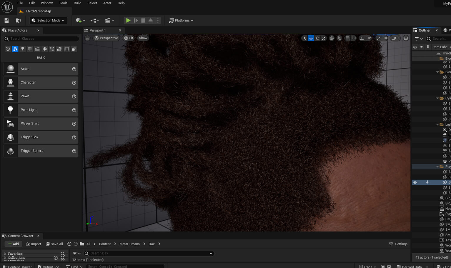 Pixelhair Hairstyle - Dreads 002 3D Model by Yelzkizi
