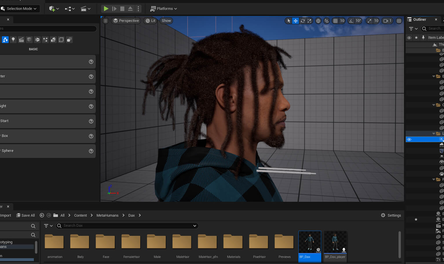 Pixelhair Hairstyle - Dreads 003 3D Model by Yelzkizi