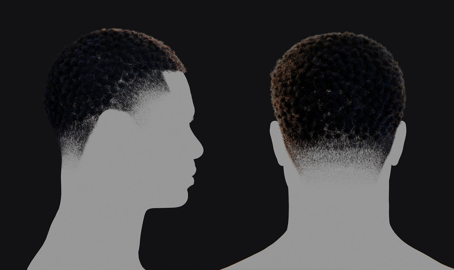 Pixelhair Hairstyle - Fade 003 3D Model by Yelzkizi