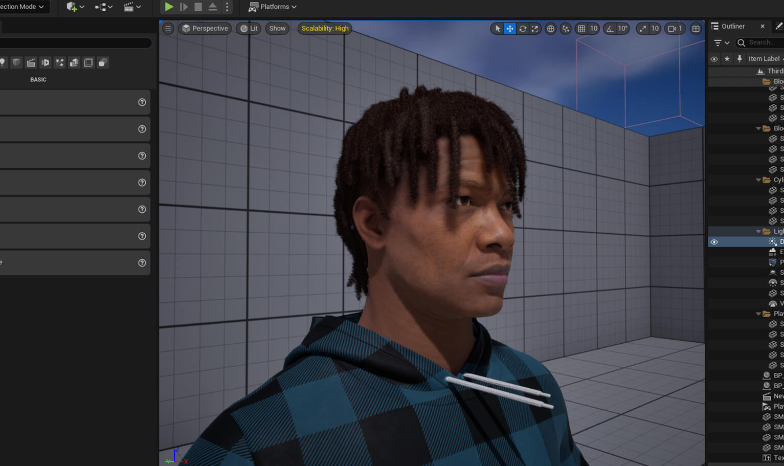 Pixelhair Hairstyle - Mohawk Dreads Fade 017 3D Model by Yelzkizi