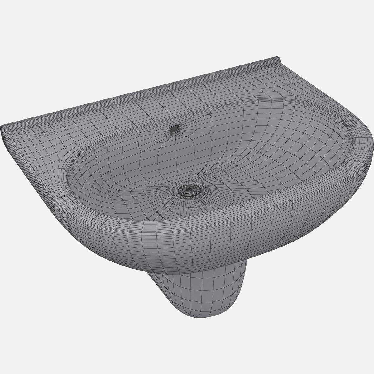 Villeroy and Boch Bathroom Sink (526600) - 3D Model by Yepsketch