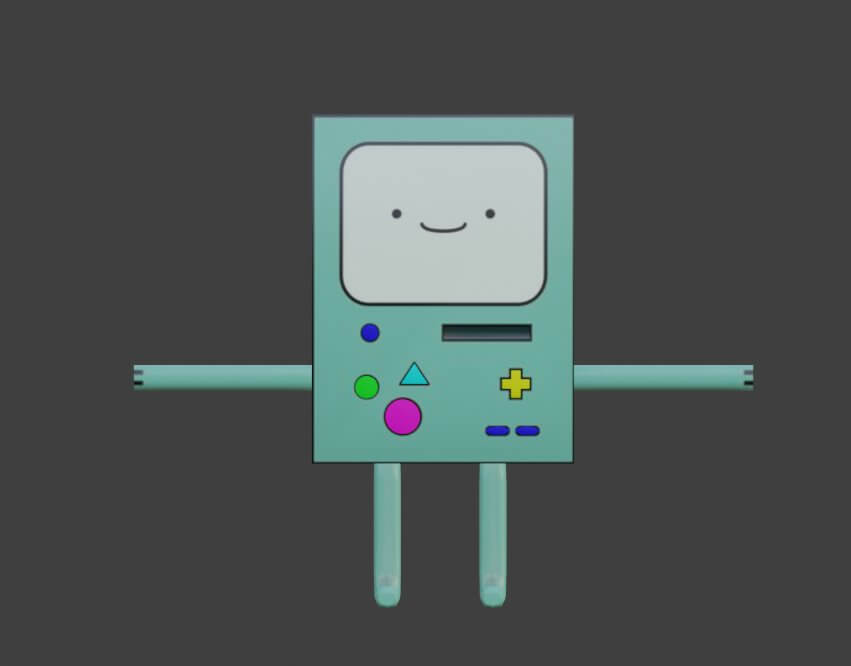 BMO Rigged Model by YigitYesilyayla