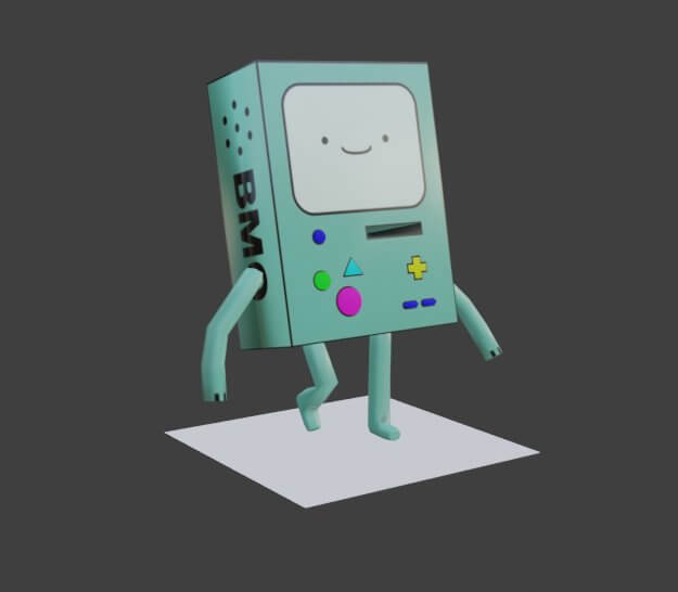 BMO Rigged Model by YigitYesilyayla