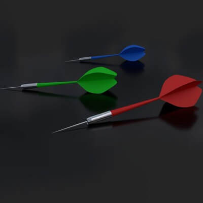 Darts - 3D Model by YigitYesilyayla