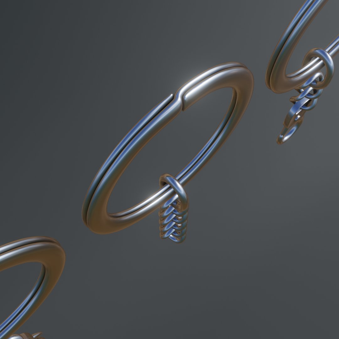 Keychain Set - 3D Model by YigitYesilyayla