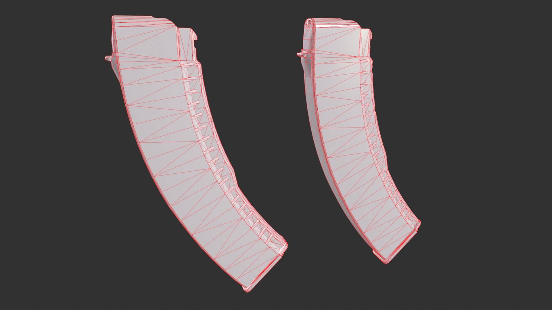 45 Rounds AK Magazine - 3D Model by yn-delmund