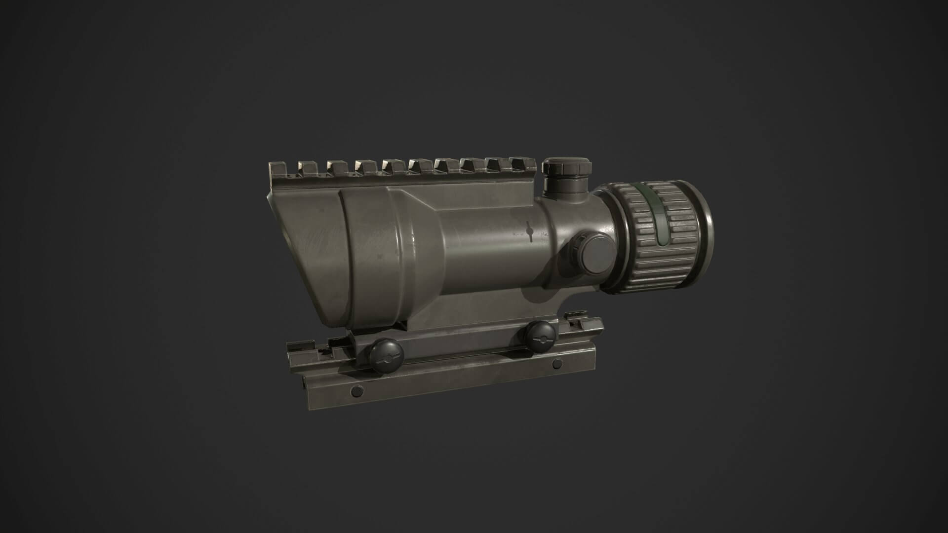 ACOG Rifle Scope - 3D Model by yn-delmund