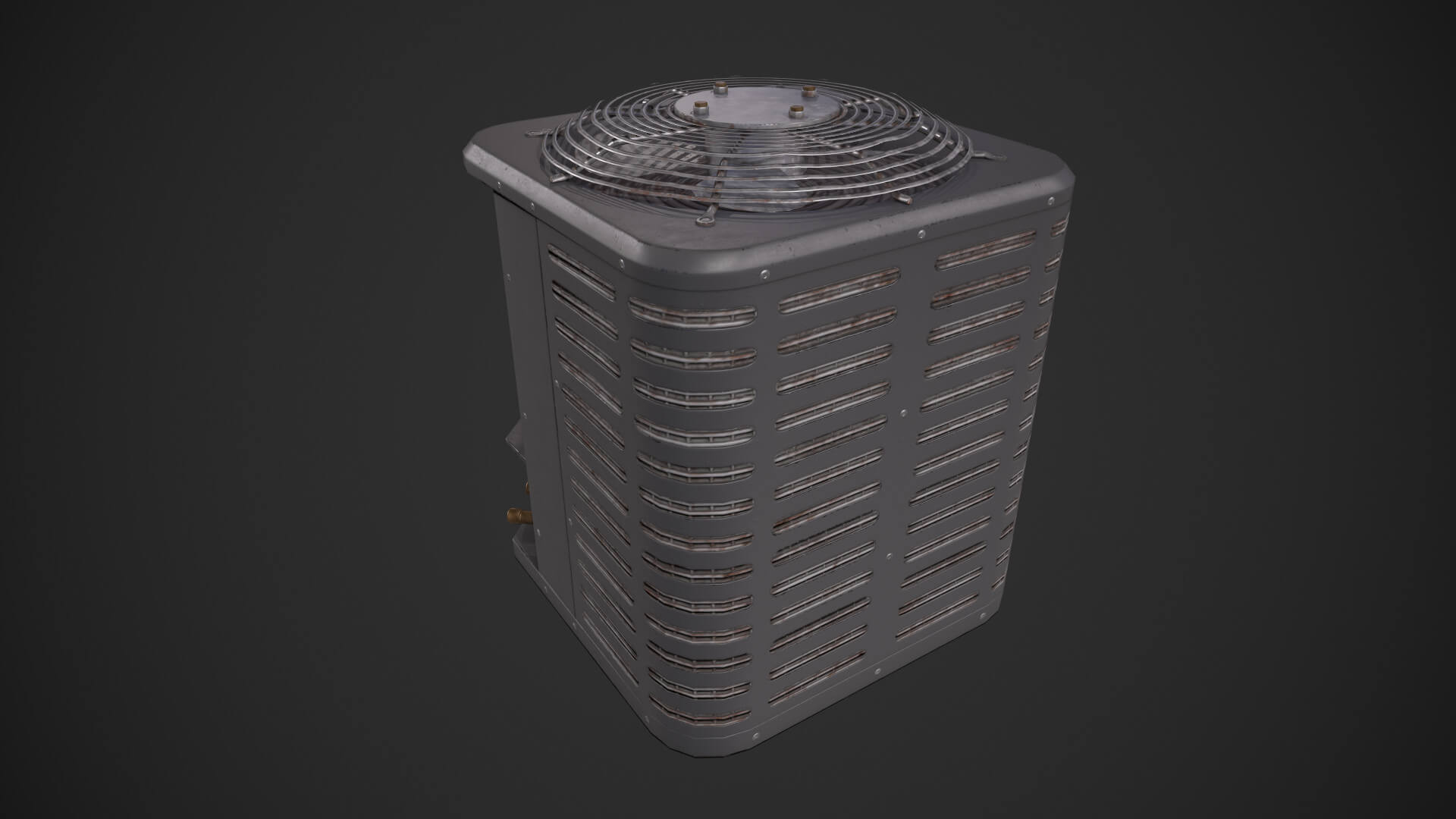 Air Conditioning Condenser Unit - 3D Model by yn-delmund
