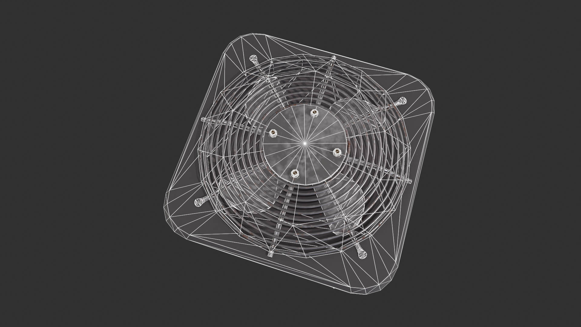 Air Conditioning Condenser Unit - 3D Model by yn-delmund