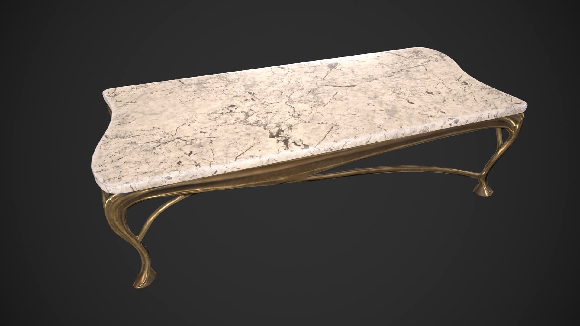 Art Noveau Table - 3D Model by yn-delmund