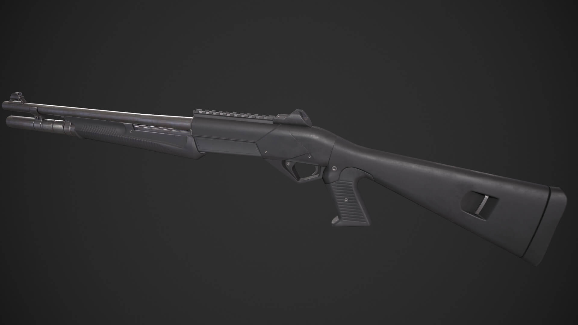 Benelli Super Nova Shotgun - 3D Model by yn-delmund