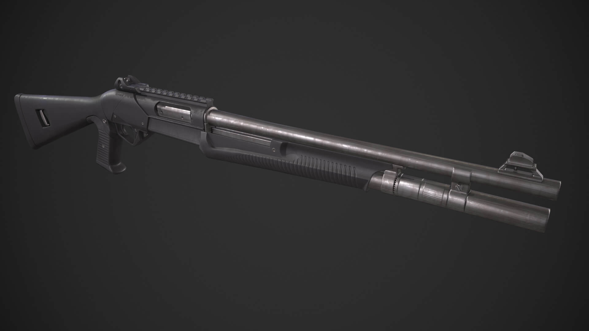 Benelli Super Nova Shotgun - 3D Model by yn-delmund