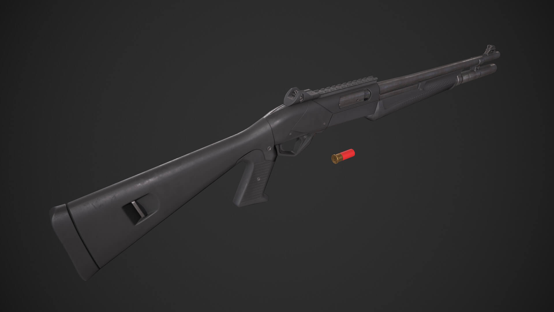 Benelli Super Nova Shotgun - 3D Model by yn-delmund