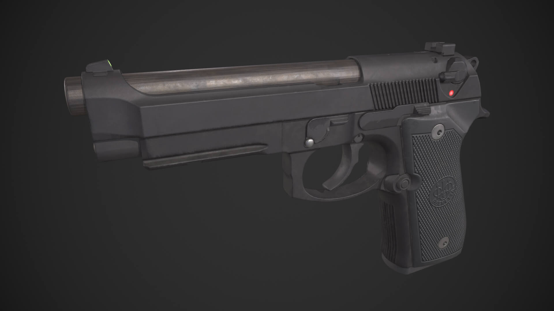 Beretta M9A1 - 3D Model by yn-delmund