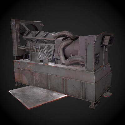Broken Generator - 3D Model by yn-delmund