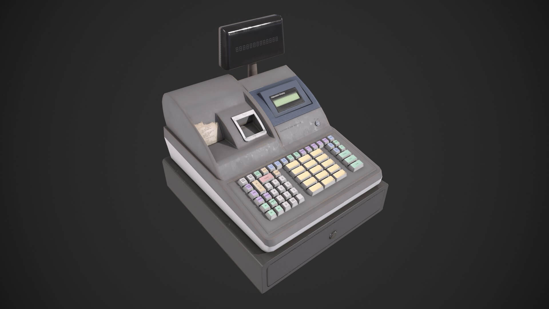 Cash Register Terminal - 3D Model by yn-delmund