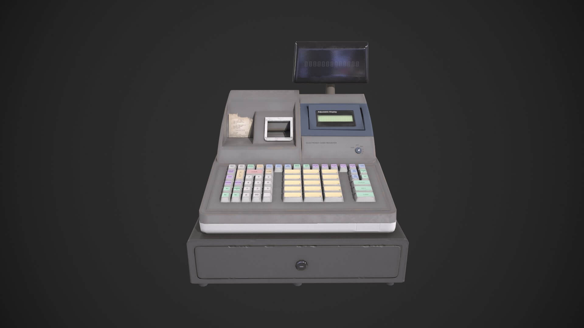Cash Register Terminal - 3D Model by yn-delmund