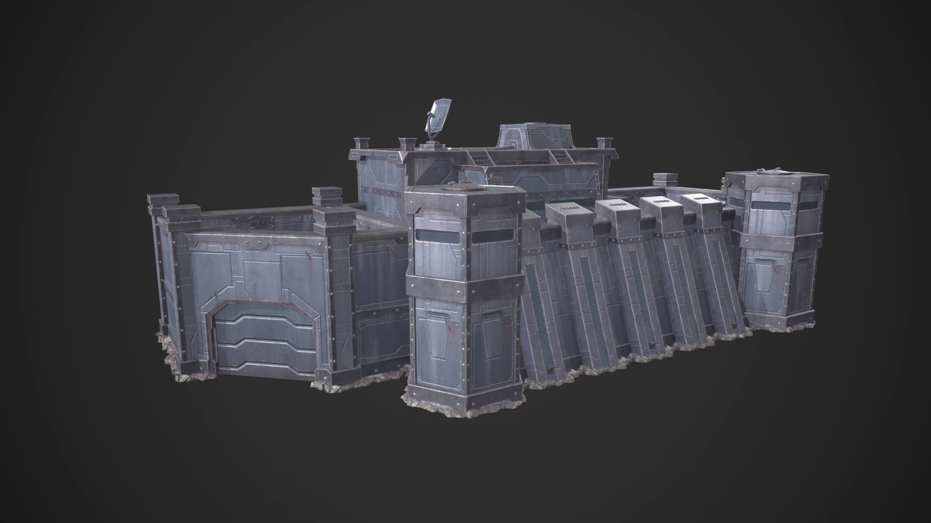 Castle Strategy Building - 3D Model by yn-delmund