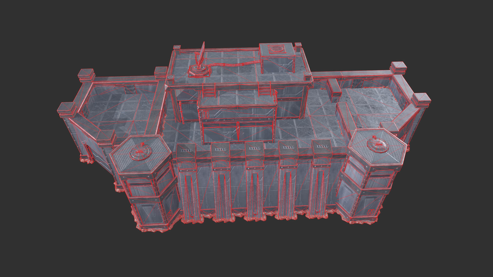 Castle Strategy Building - 3D Model by yn-delmund