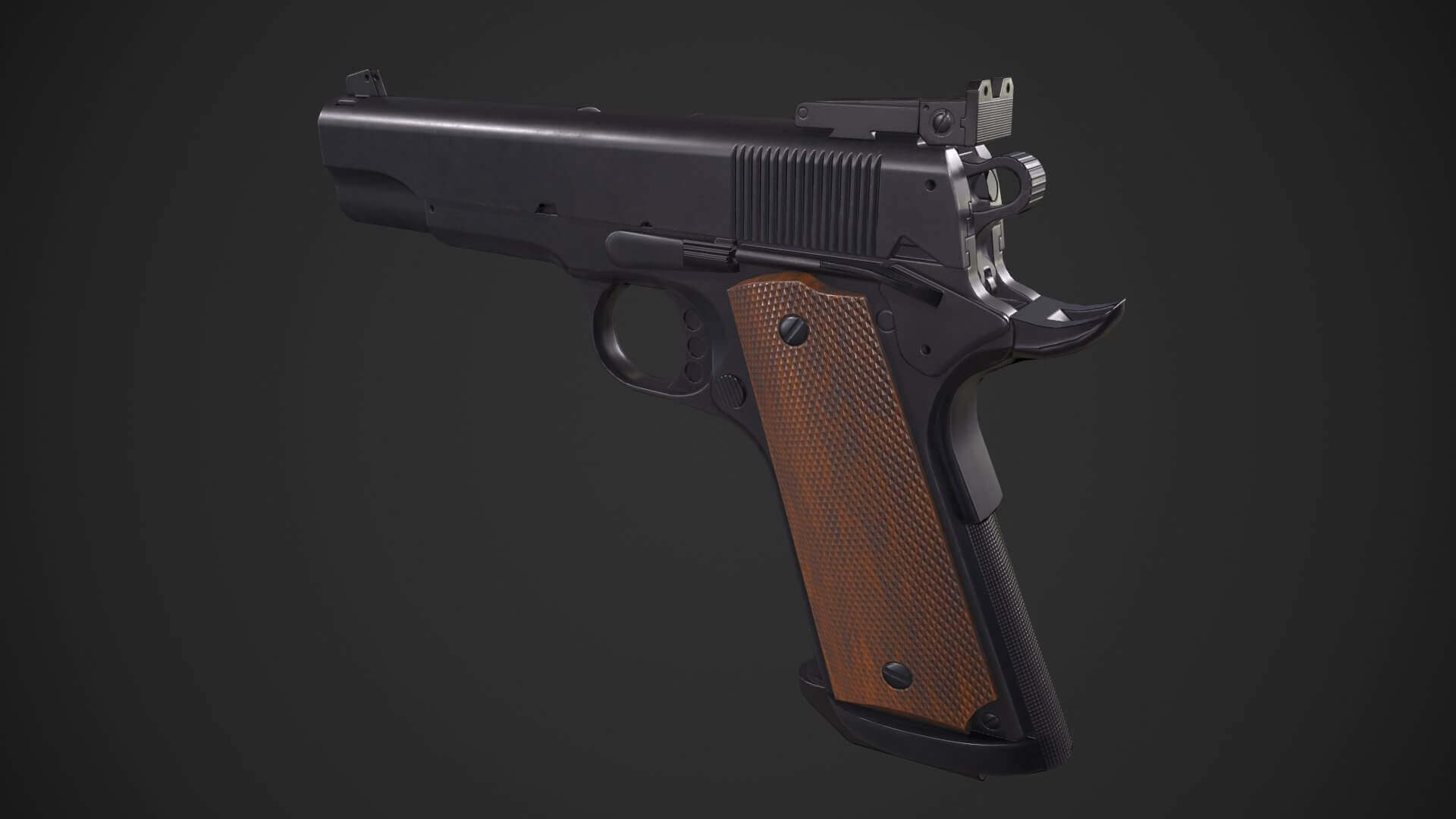 Colt 1911 - 3D Model by yn-delmund