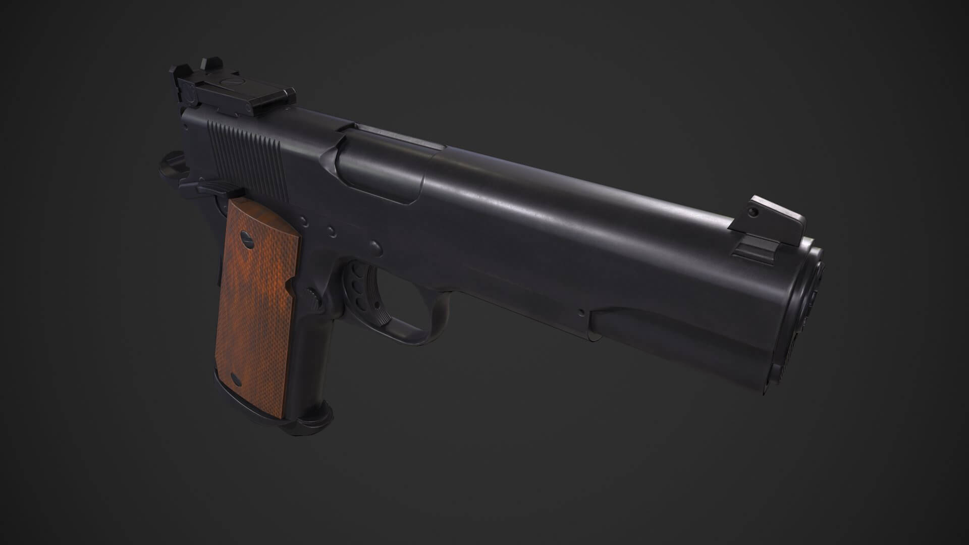 Colt 1911 - 3D Model by yn-delmund