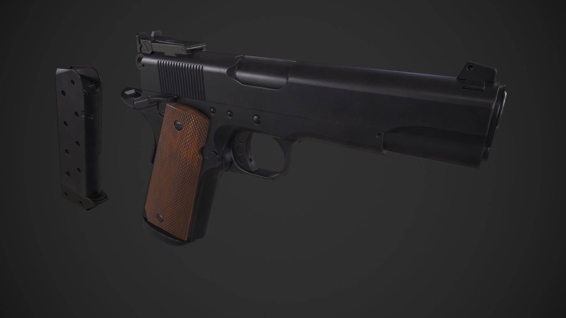 Colt 1911 - 3D Model by yn-delmund
