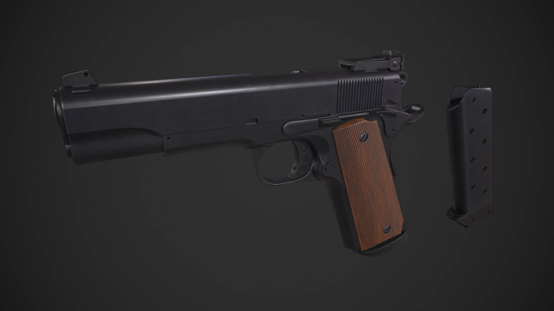 Colt 1911 - 3D Model by yn-delmund
