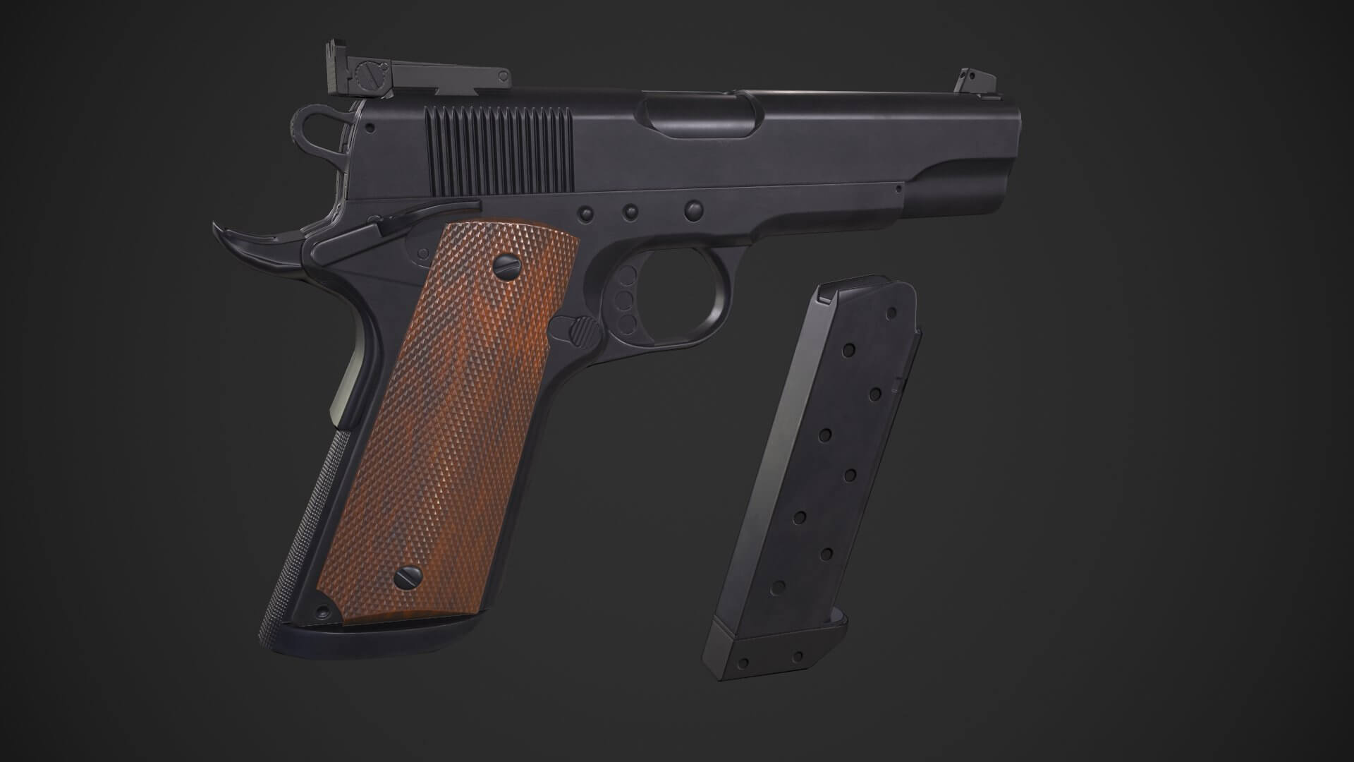 Colt 1911 - 3D Model by yn-delmund