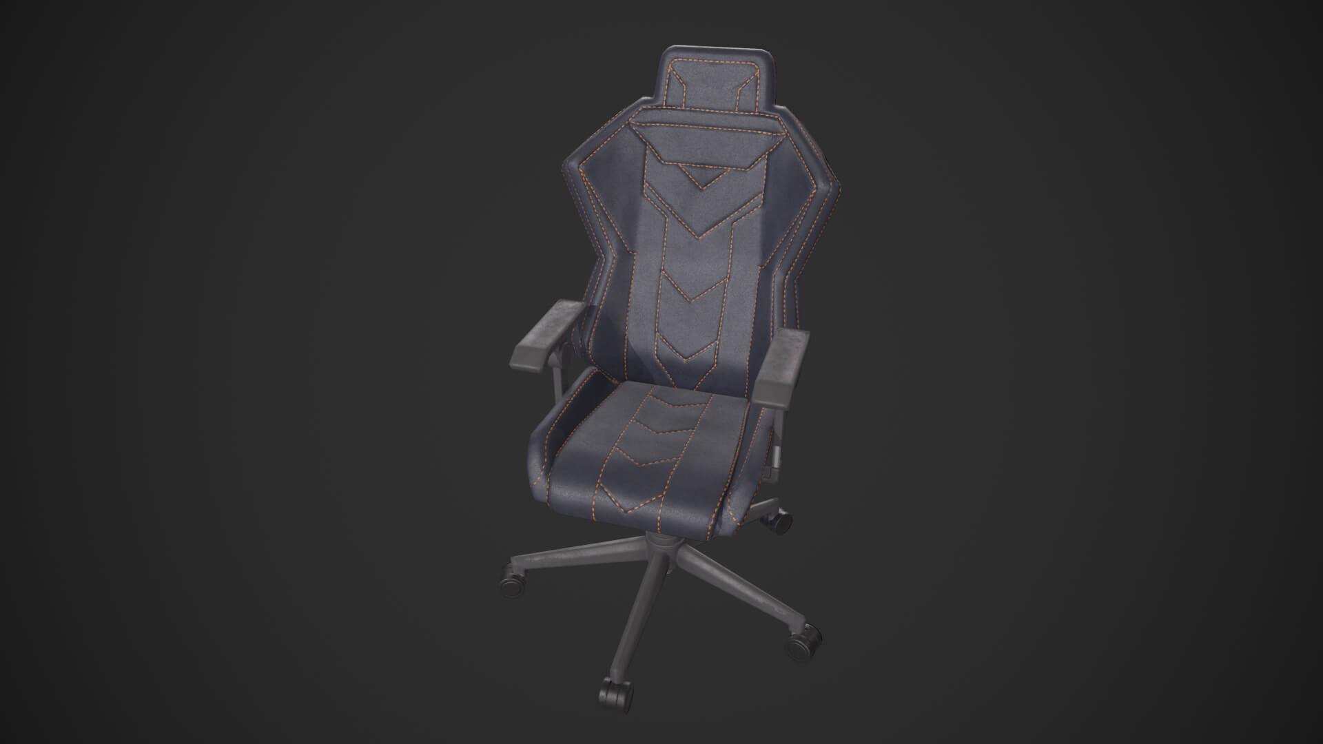 Computer Gaming Chair - 3D Model by yn-delmund