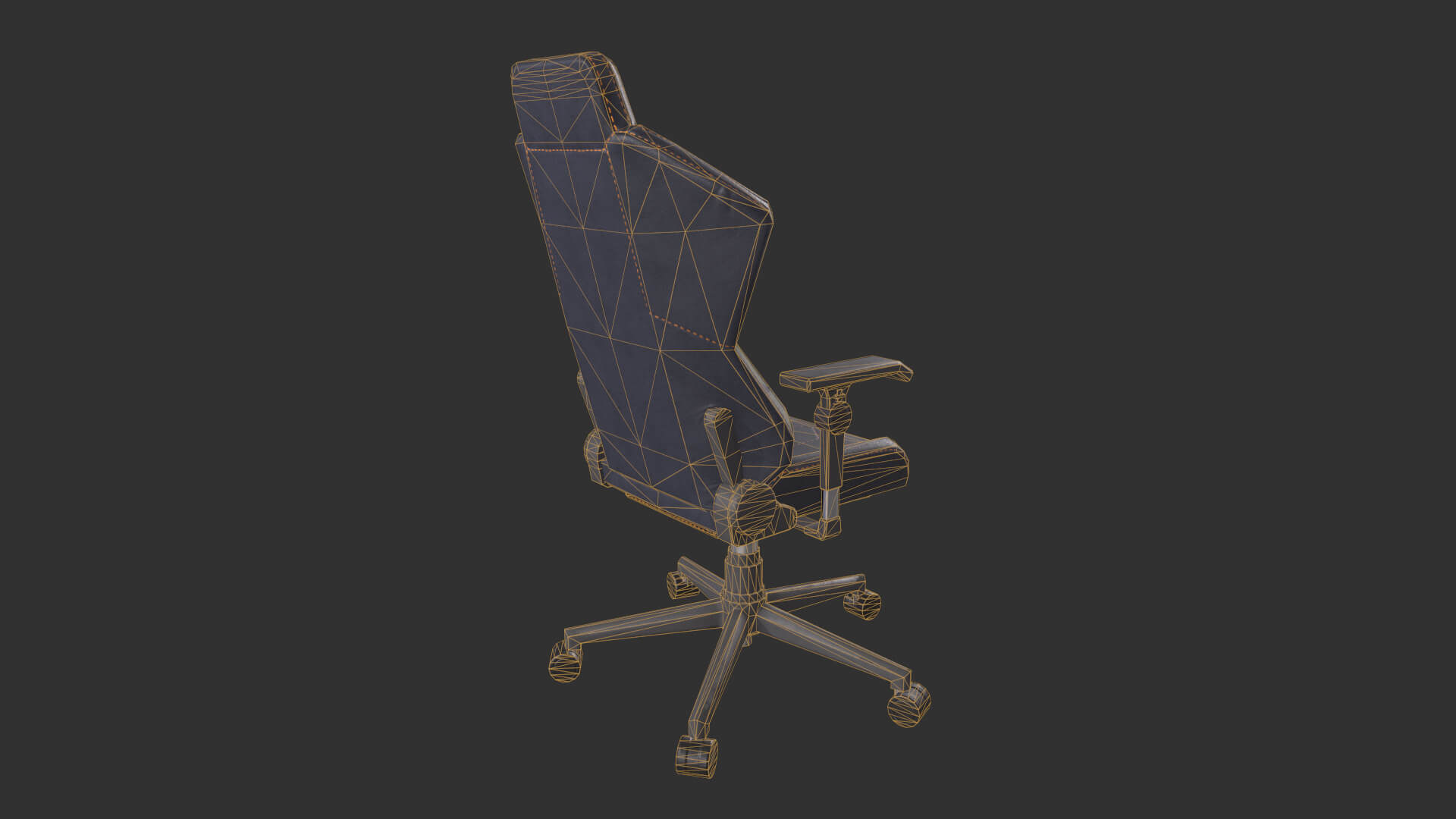 Computer Gaming Chair - 3D Model by yn-delmund